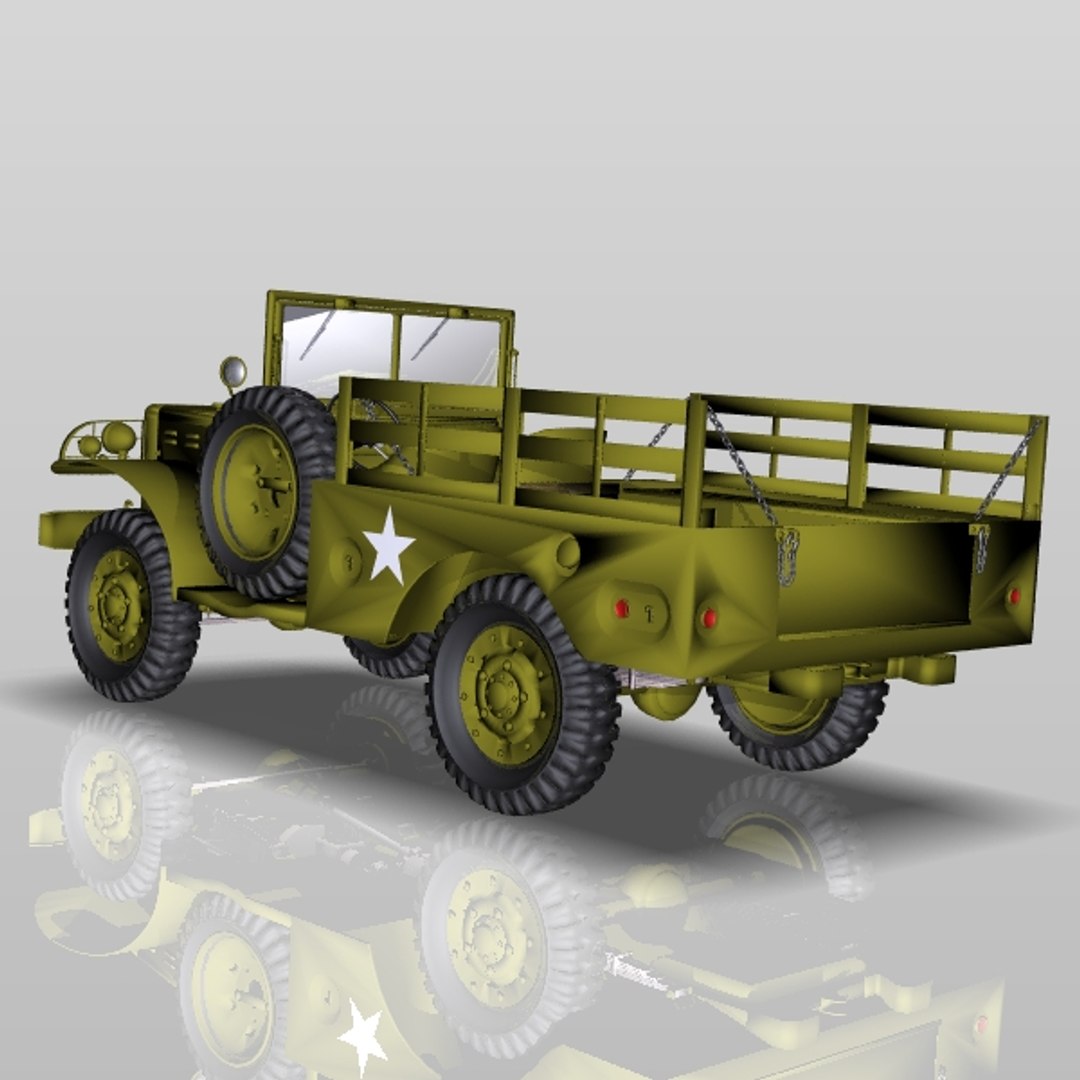 3d Model Dodge Wc Vehicles