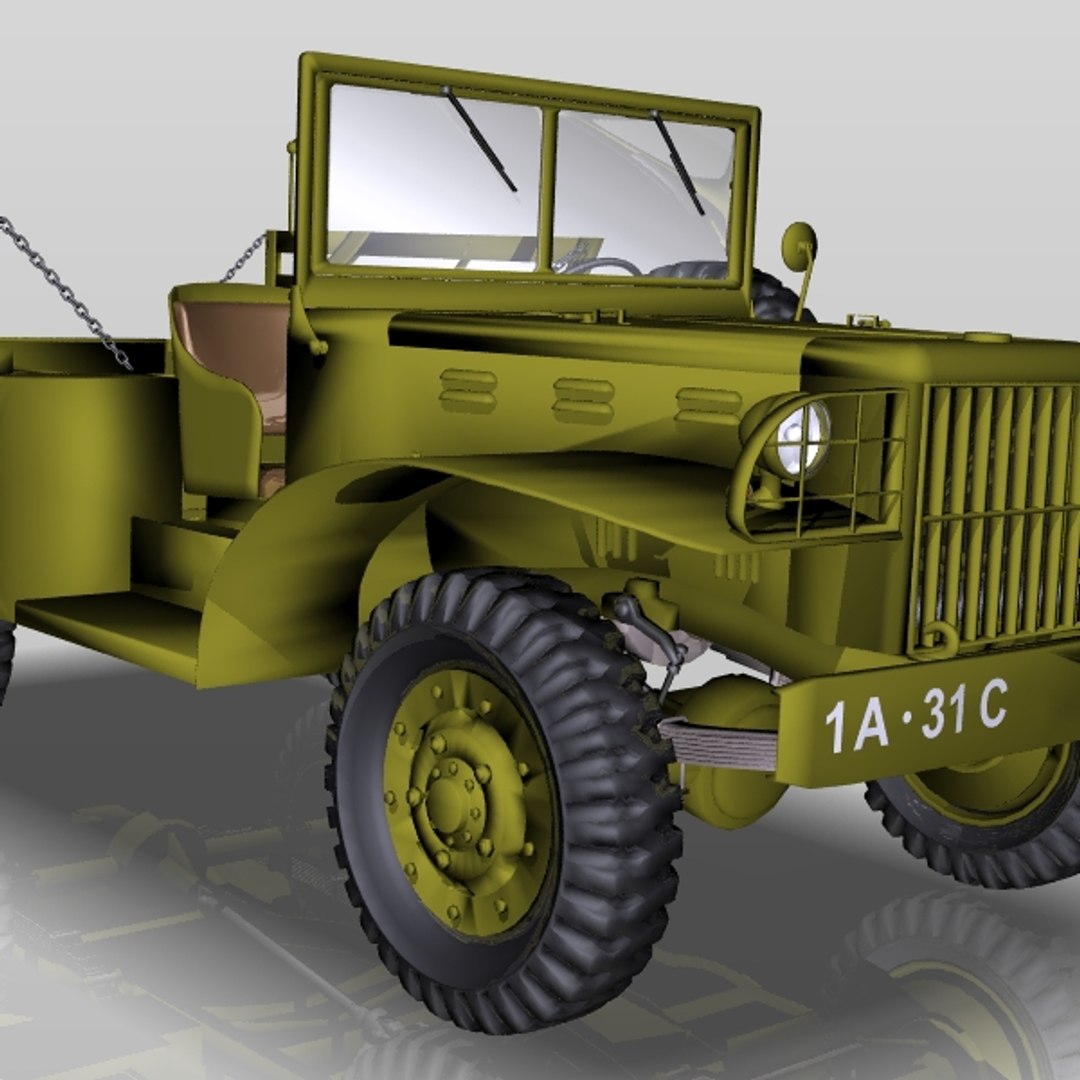 3d Model Dodge Wc Vehicles