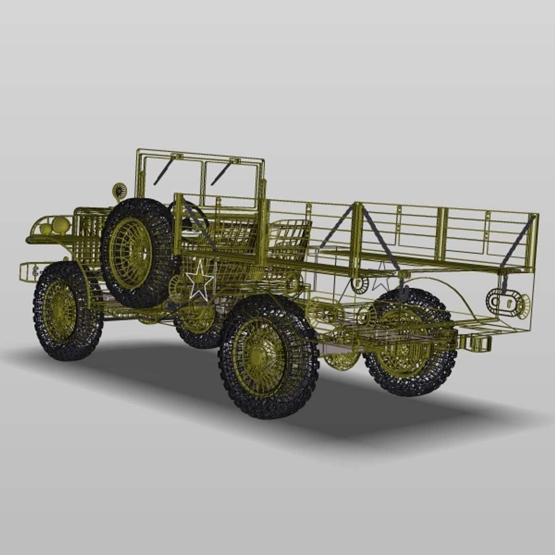 3d Model Dodge Wc Vehicles