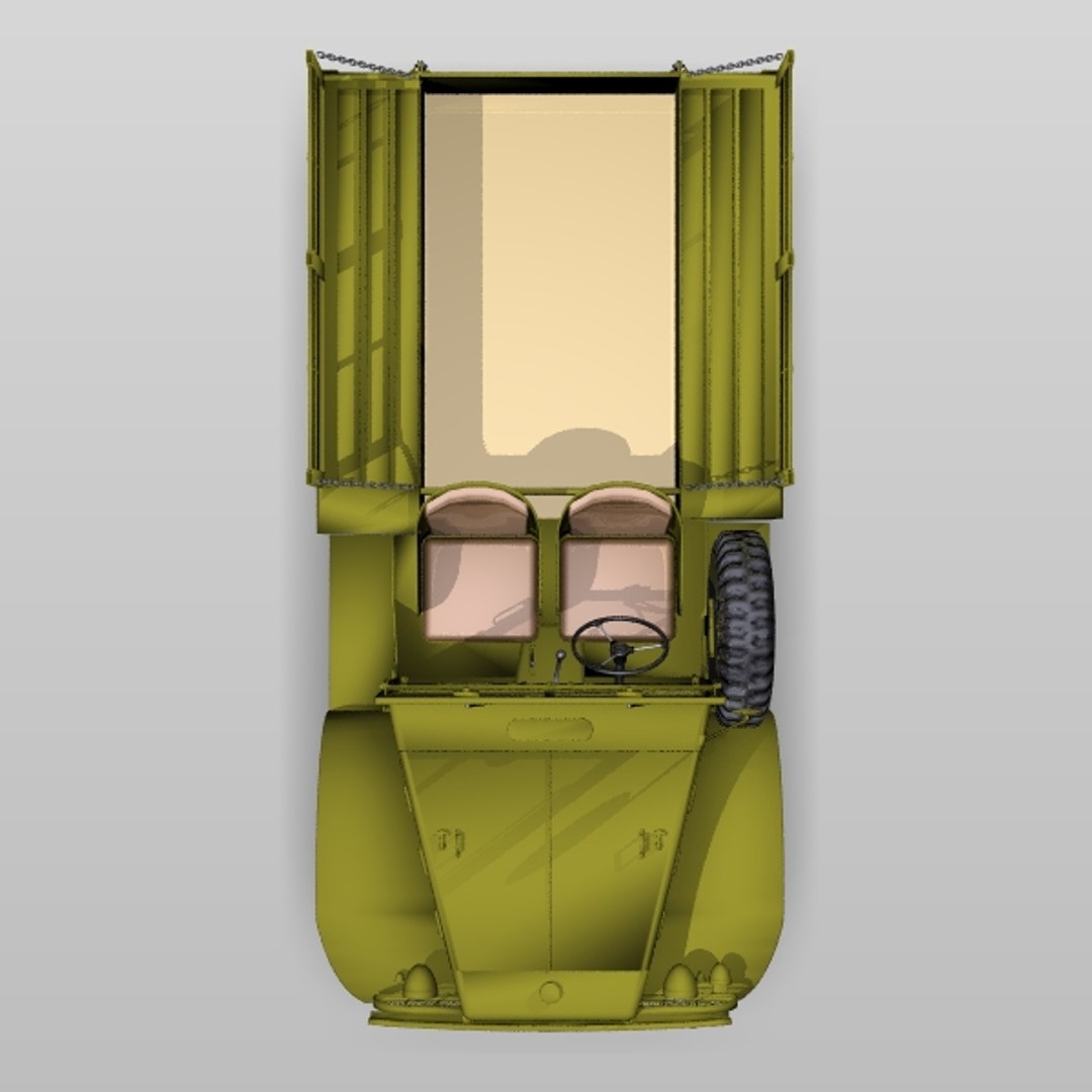 3d Model Dodge Wc Vehicles