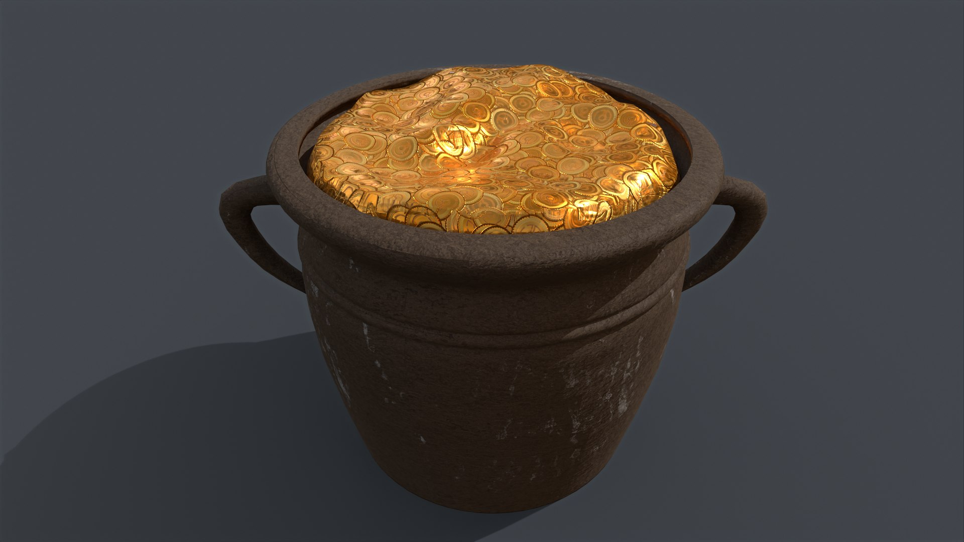 Pot Of Gold Model - TurboSquid 1886253