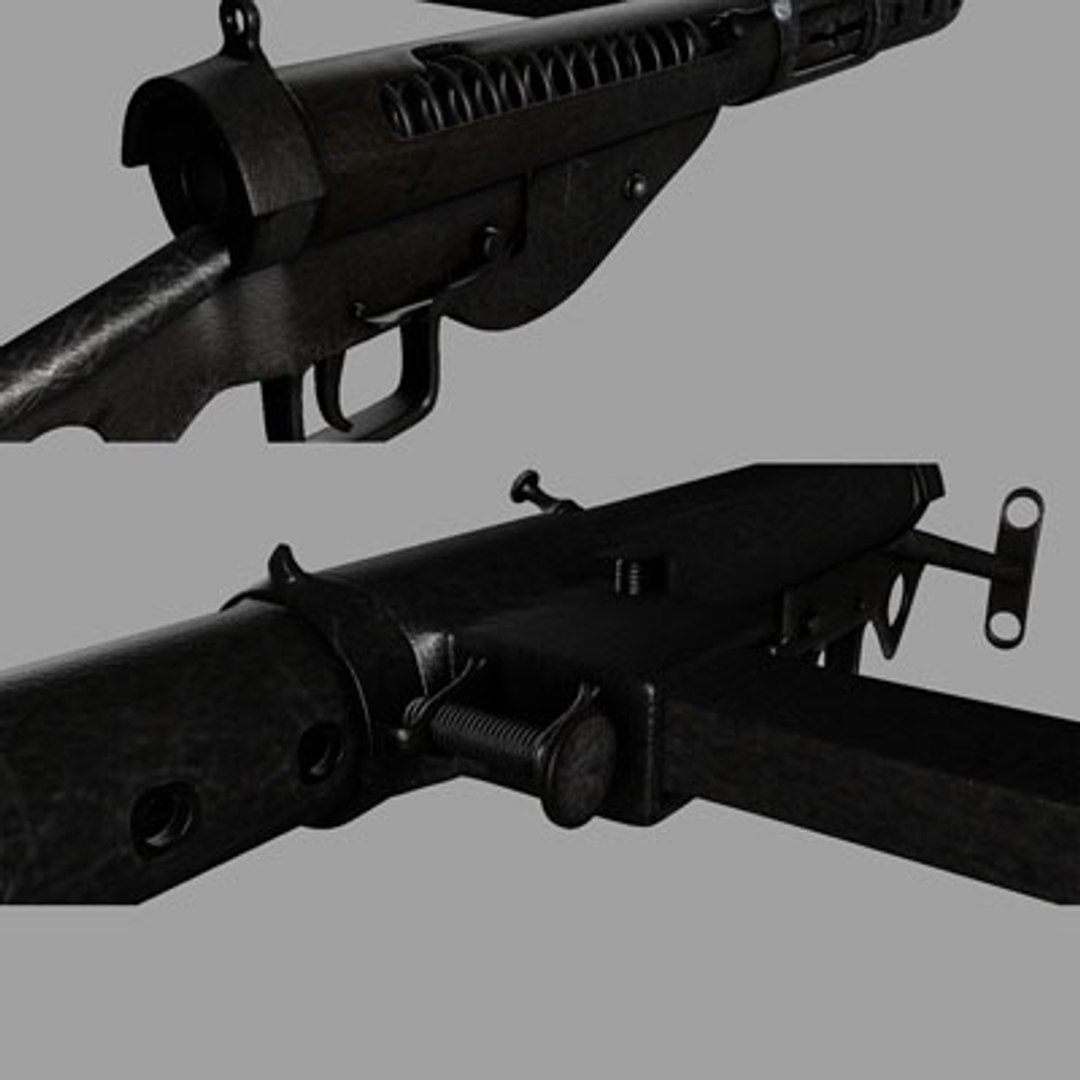 Obj British Sten Mark Ii