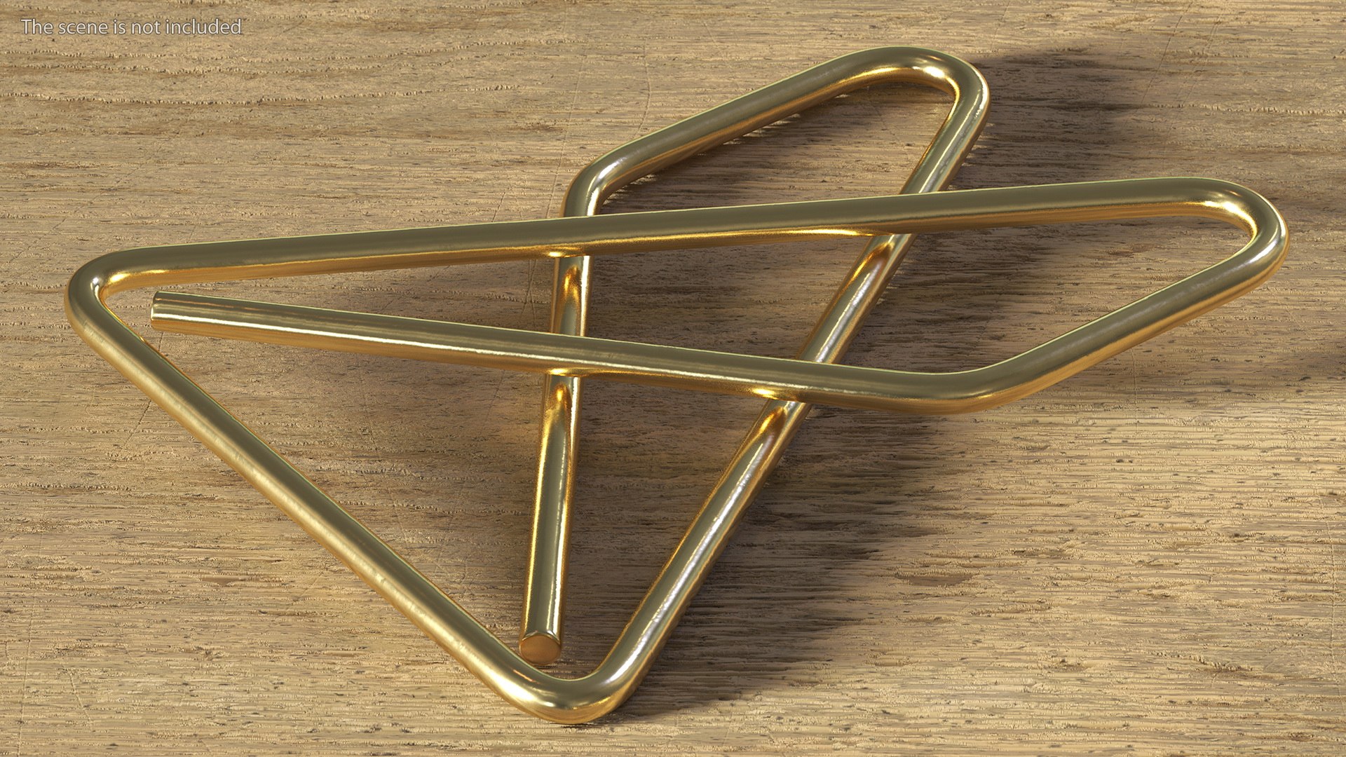 Paper Clip Butterfly Shape Gold 3D Model - TurboSquid 1861419
