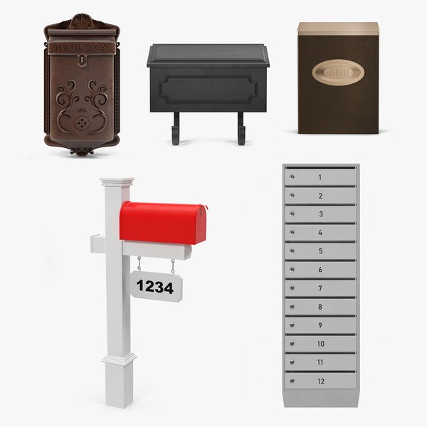 Letter Box 3D Models for Download | TurboSquid