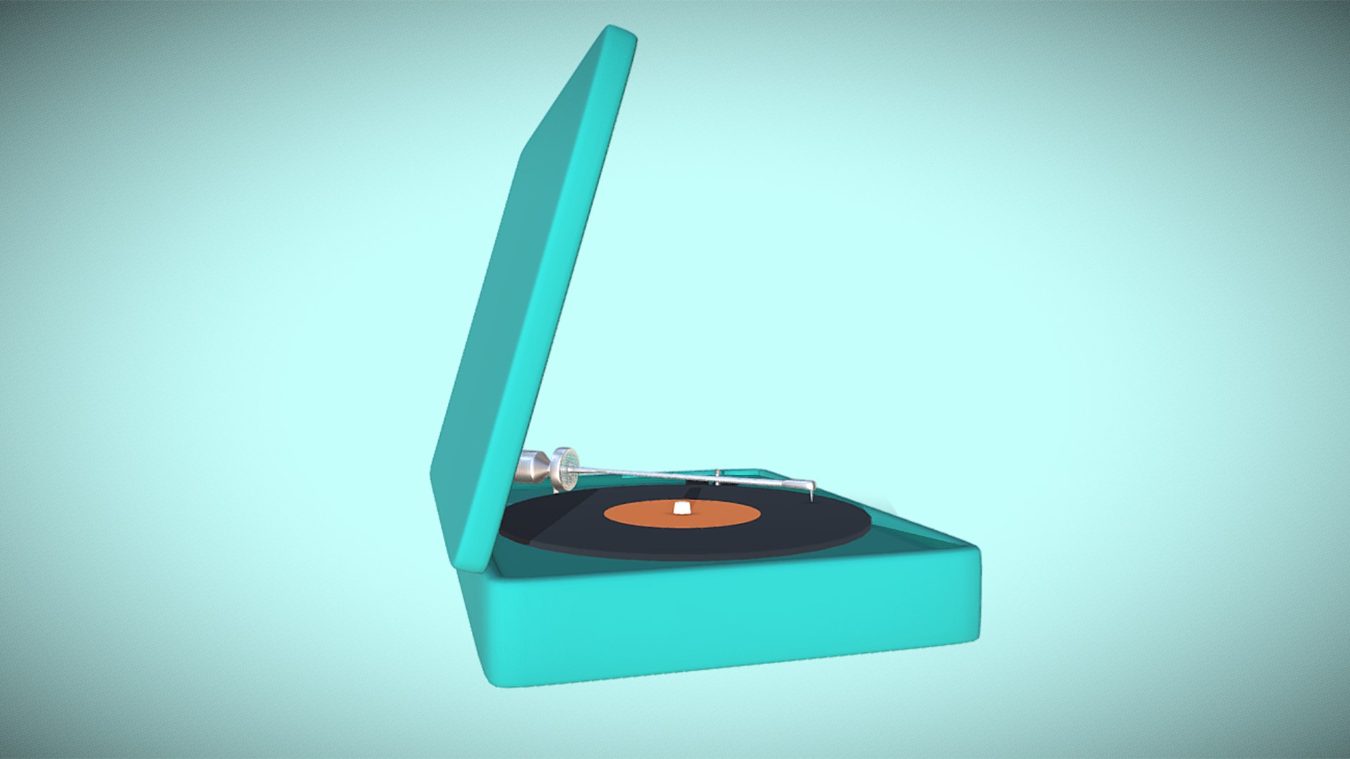 Record Player Vinyl Player 3D model - TurboSquid 2168443