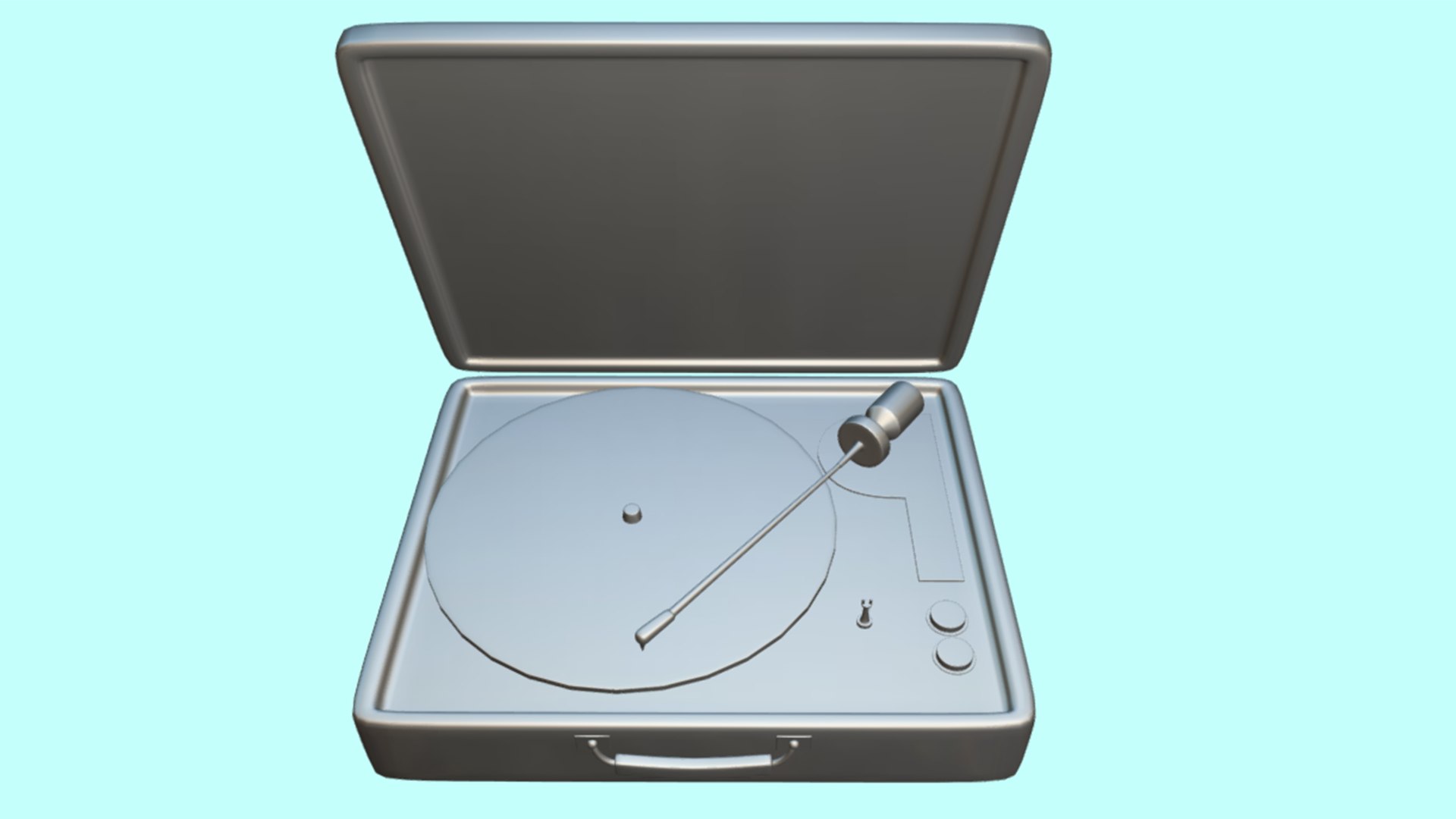 Record Player Vinyl Player 3D model - TurboSquid 2168443