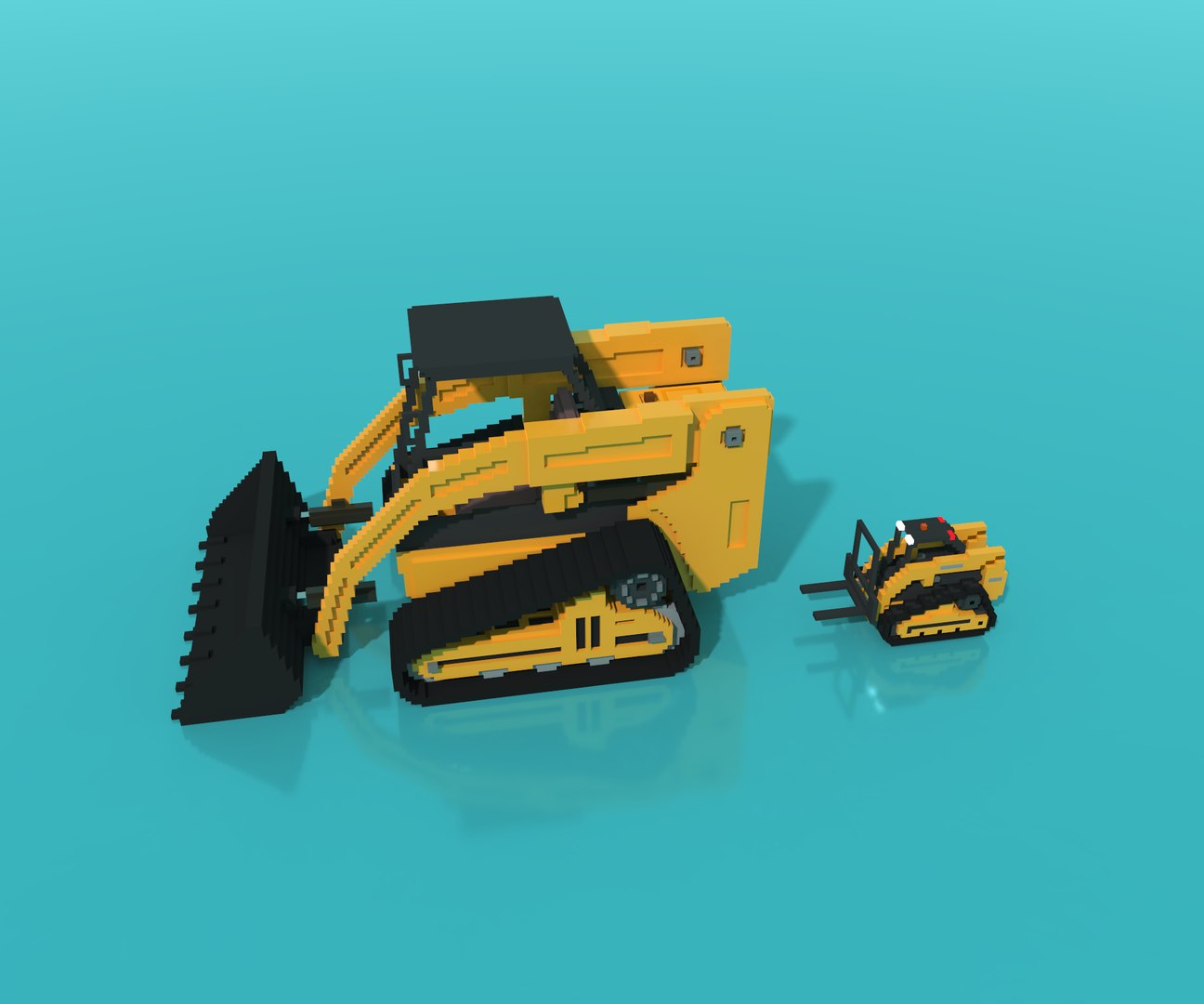 3D Front Loader Vehicle - TurboSquid 1856674