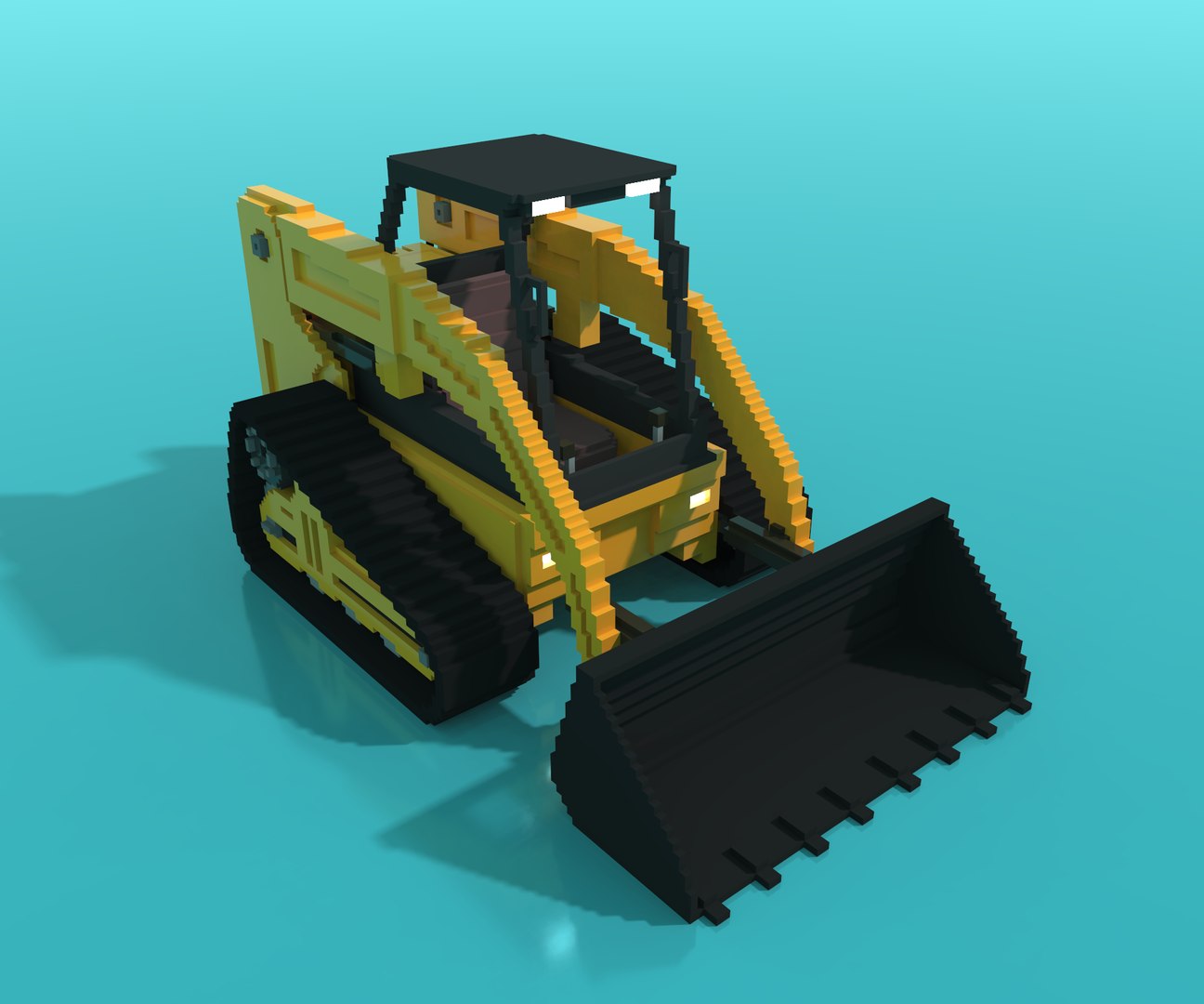 3D Front Loader Vehicle - TurboSquid 1856674