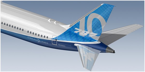 modelo 3d 787-10 Dreamliner Boeing Airlines - TurboSquid 1474394