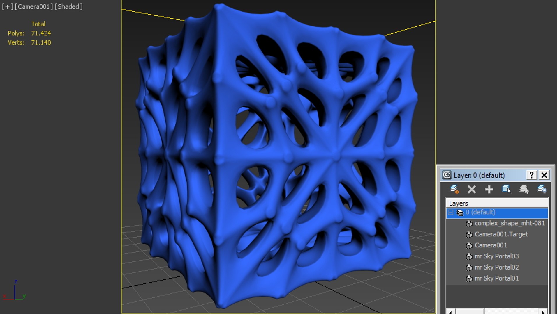 Complex Shape 3d Model