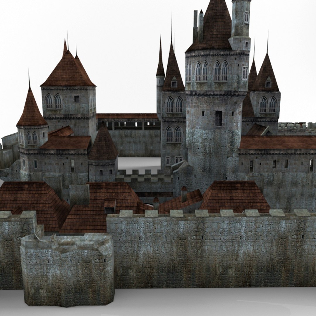 3ds Max Ancient Castle