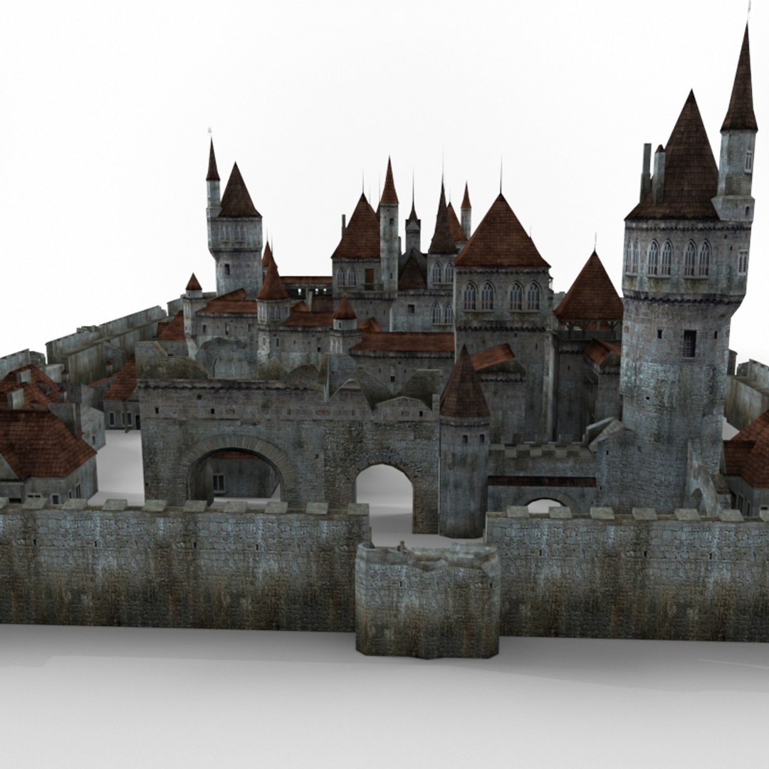 3ds Max Ancient Castle
