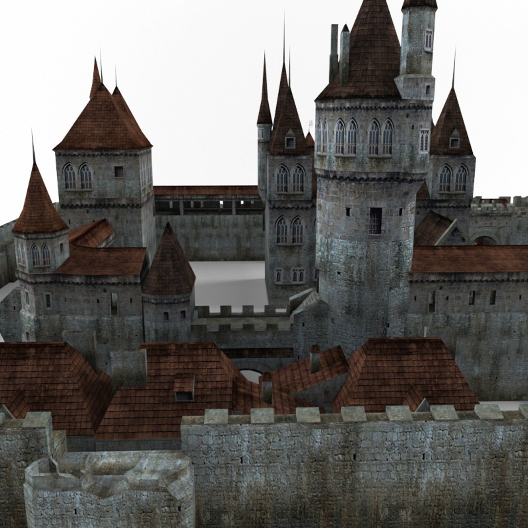3ds Max Ancient Castle