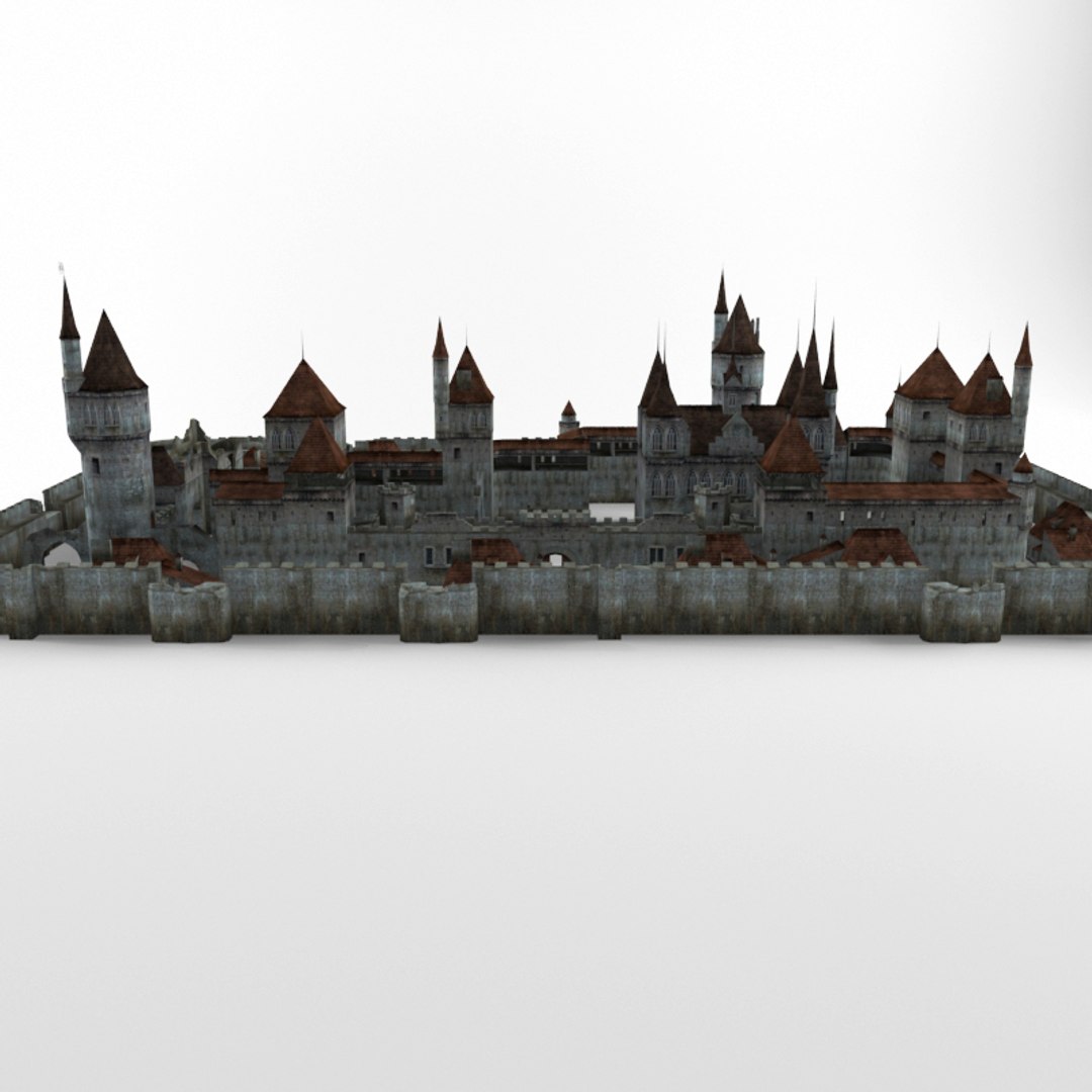 3ds Max Ancient Castle