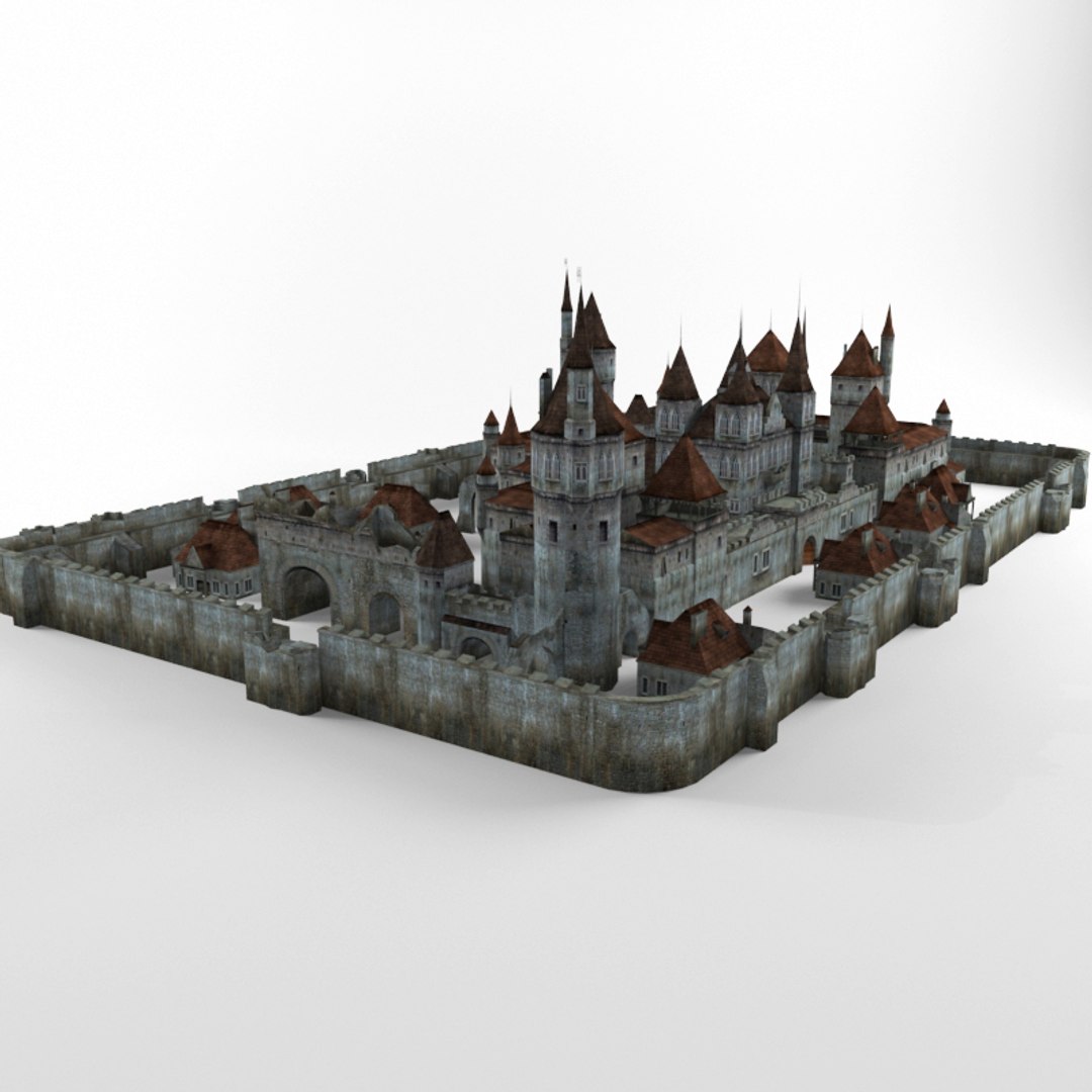3ds Max Ancient Castle