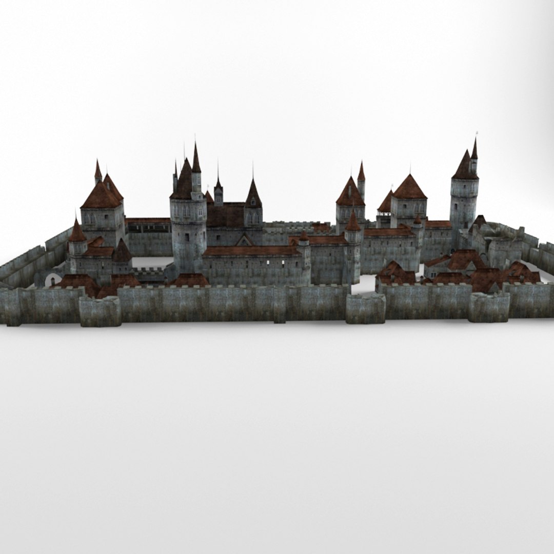 3ds Max Ancient Castle