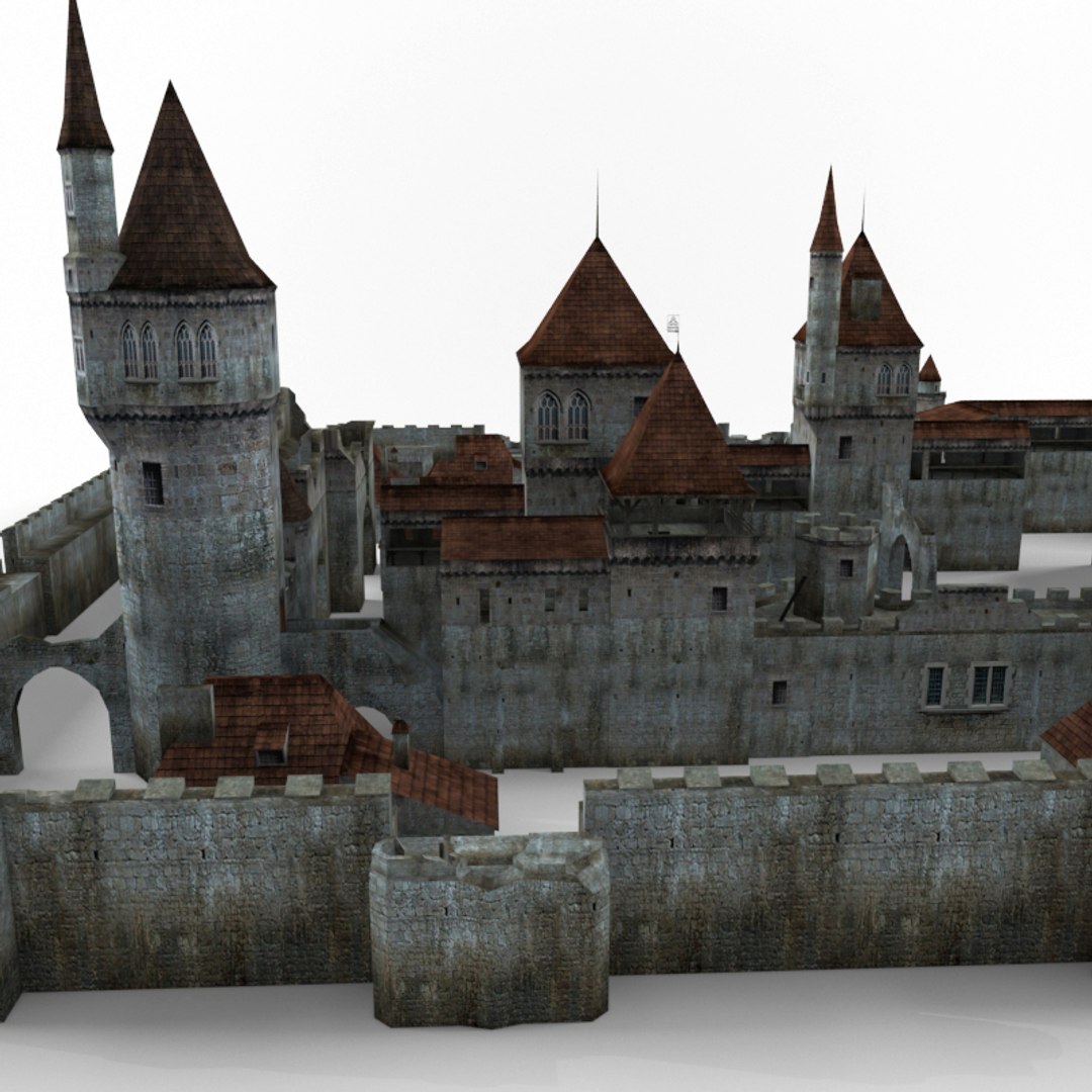 3ds Max Ancient Castle