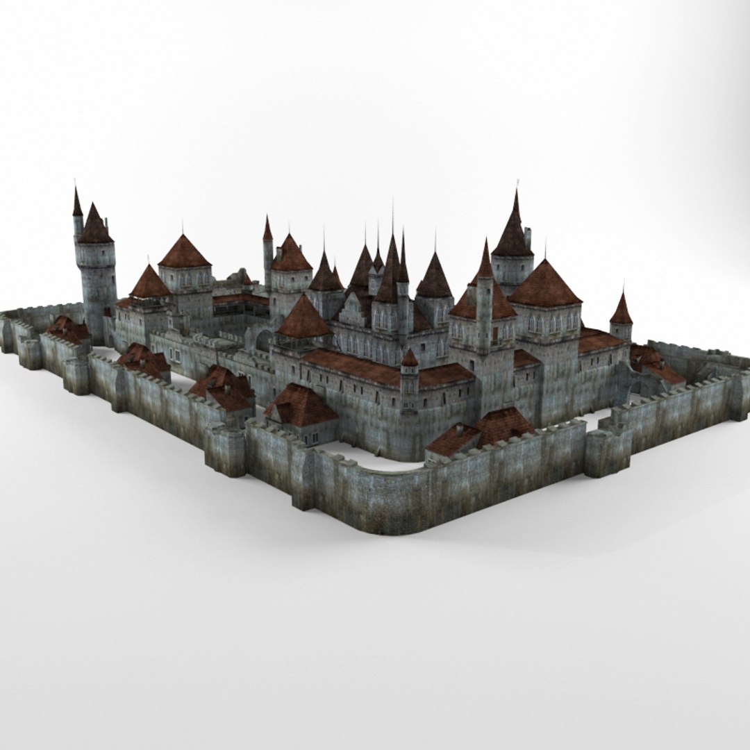 3ds Max Ancient Castle