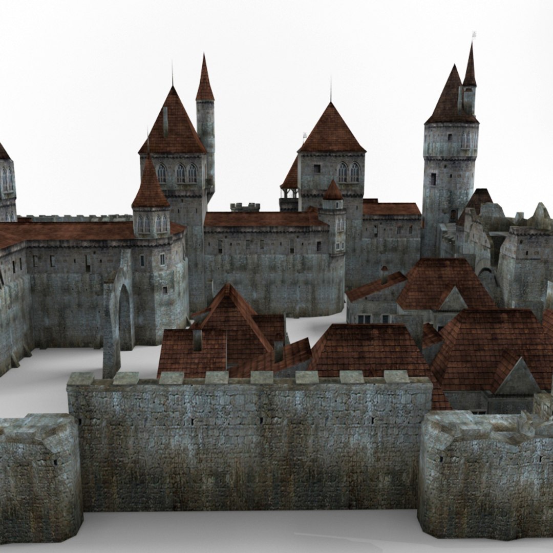 3ds Max Ancient Castle