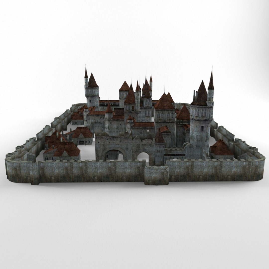 3ds Max Ancient Castle