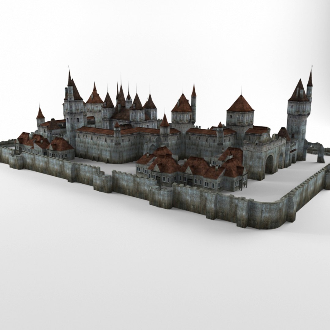 3ds Max Ancient Castle