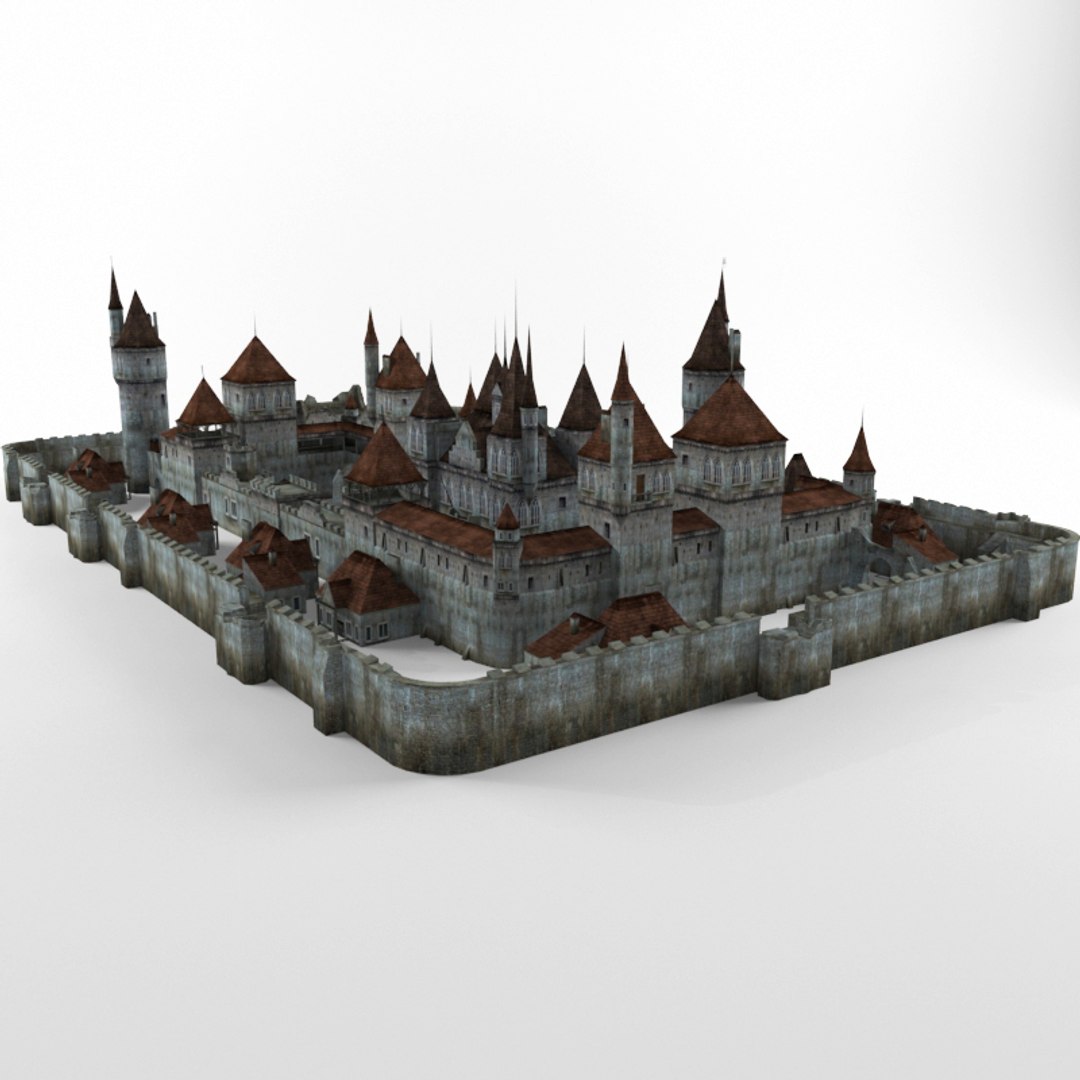 3ds Max Ancient Castle