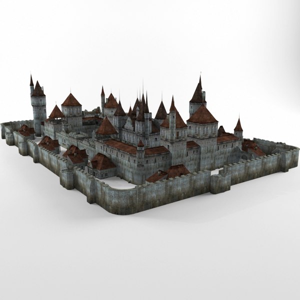 3ds max ancient castle