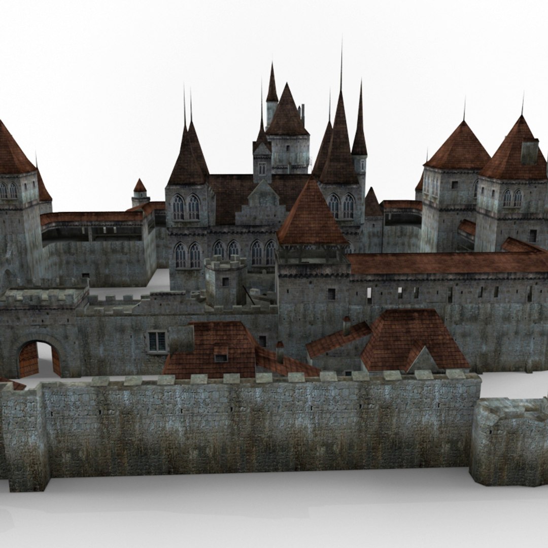 3ds Max Ancient Castle