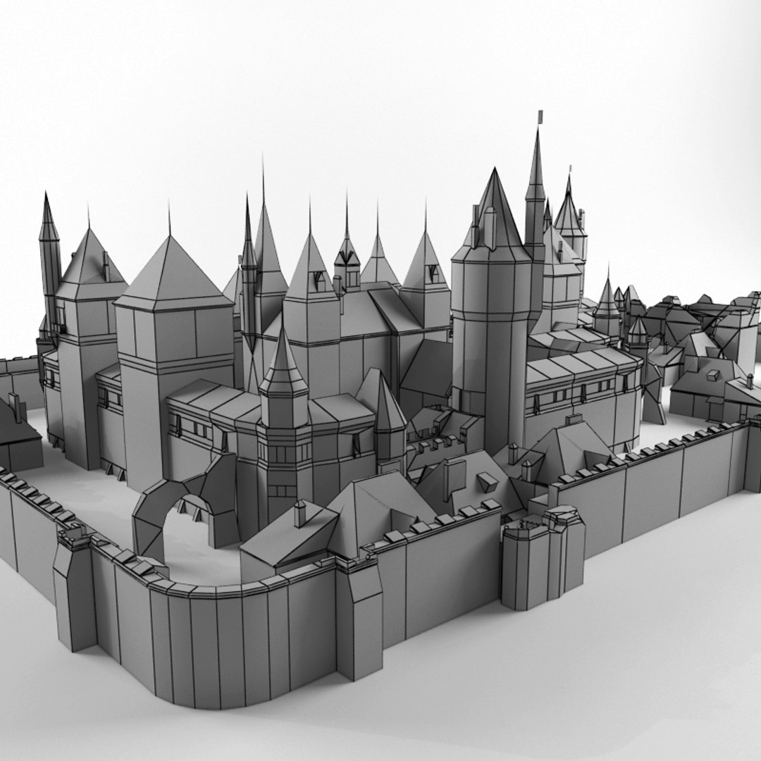 3ds Max Ancient Castle