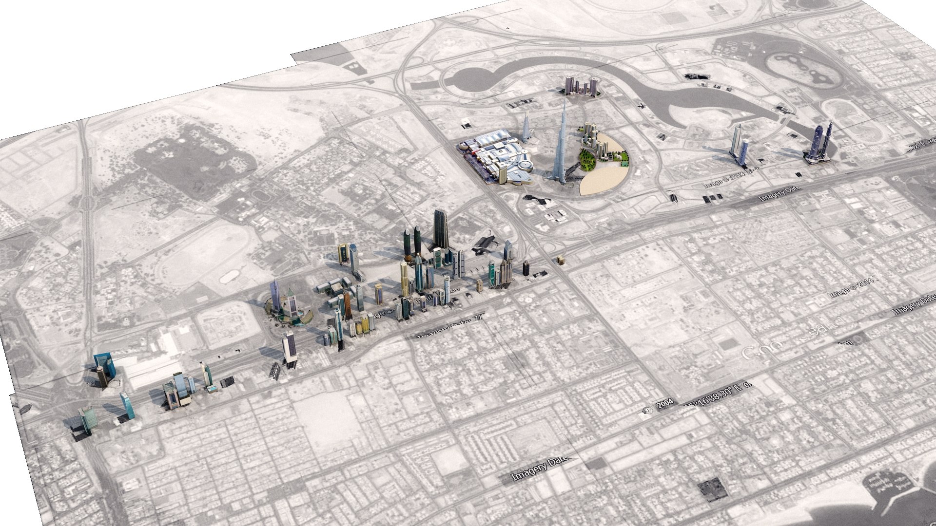 Dubai Iconic Buildings 3D Model - TurboSquid 2302162