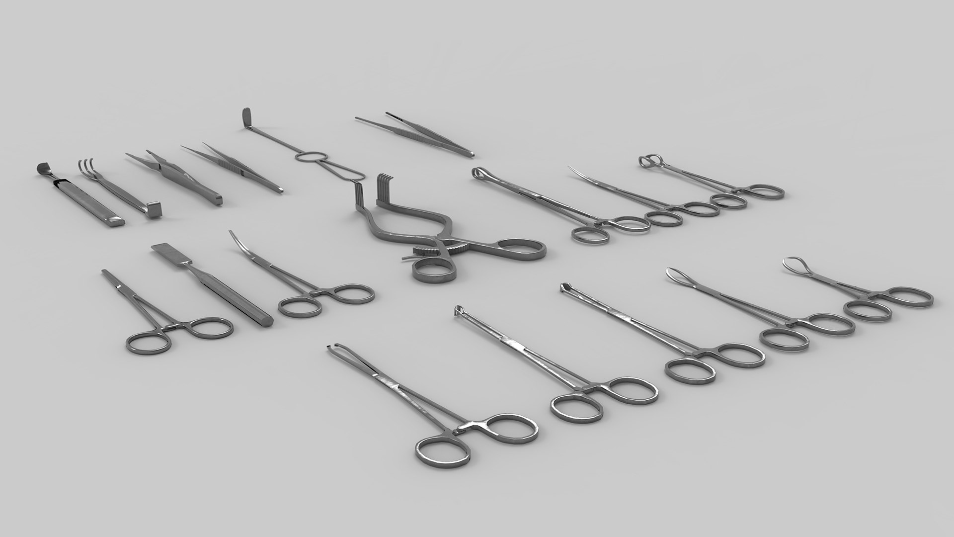3D Surgical Equipment Forceps Model - TurboSquid 2118972