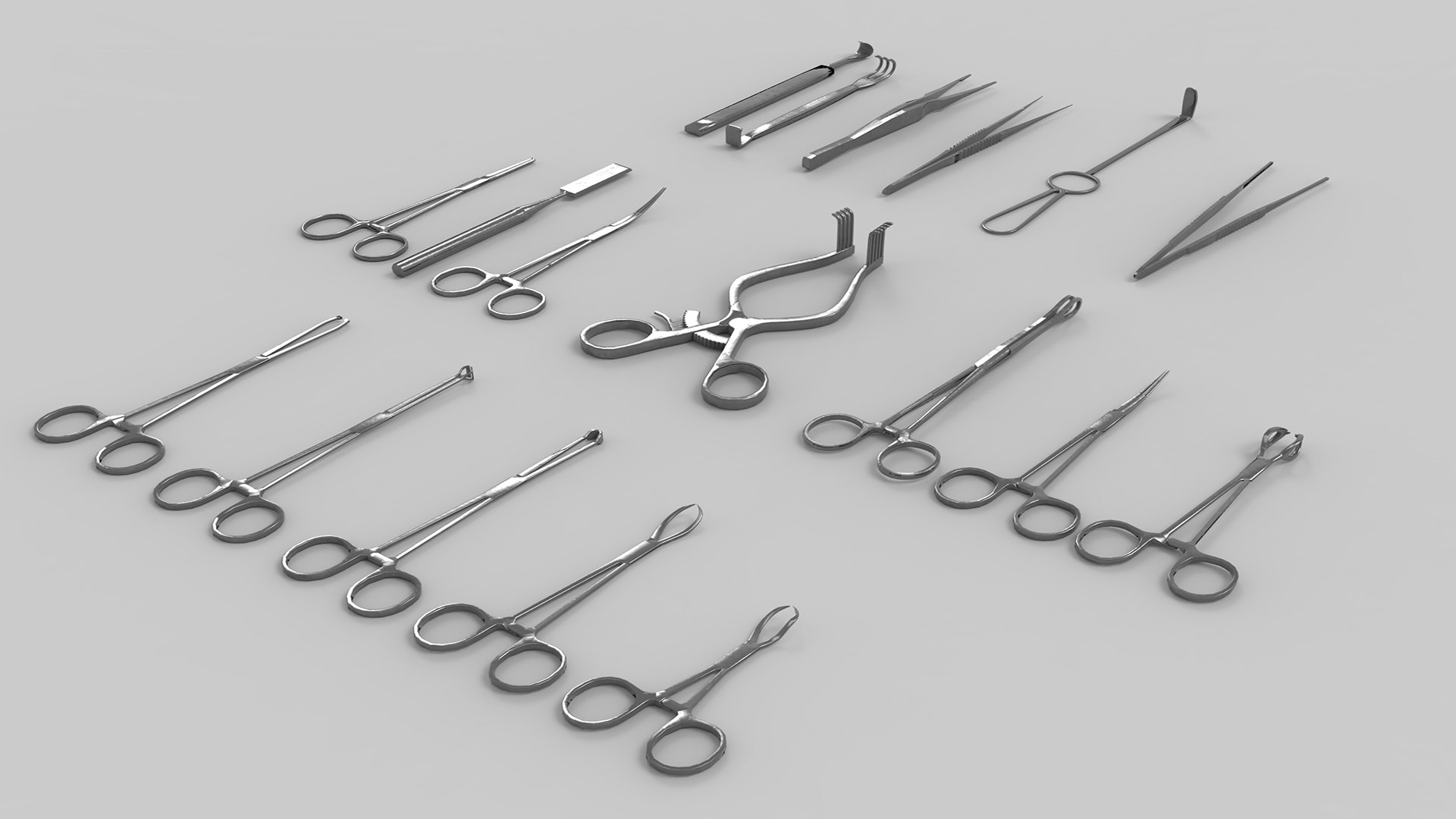 3D Surgical Equipment Forceps Model - TurboSquid 2118972