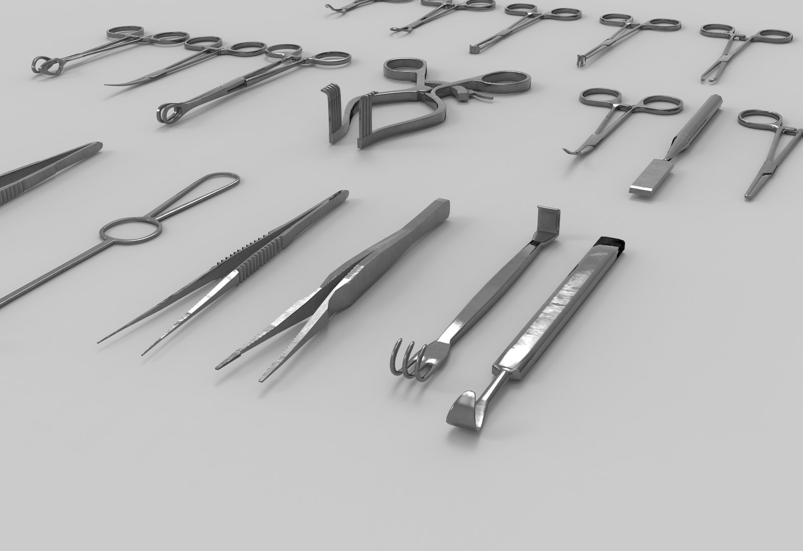 3D Surgical Equipment Forceps Model - TurboSquid 2118972