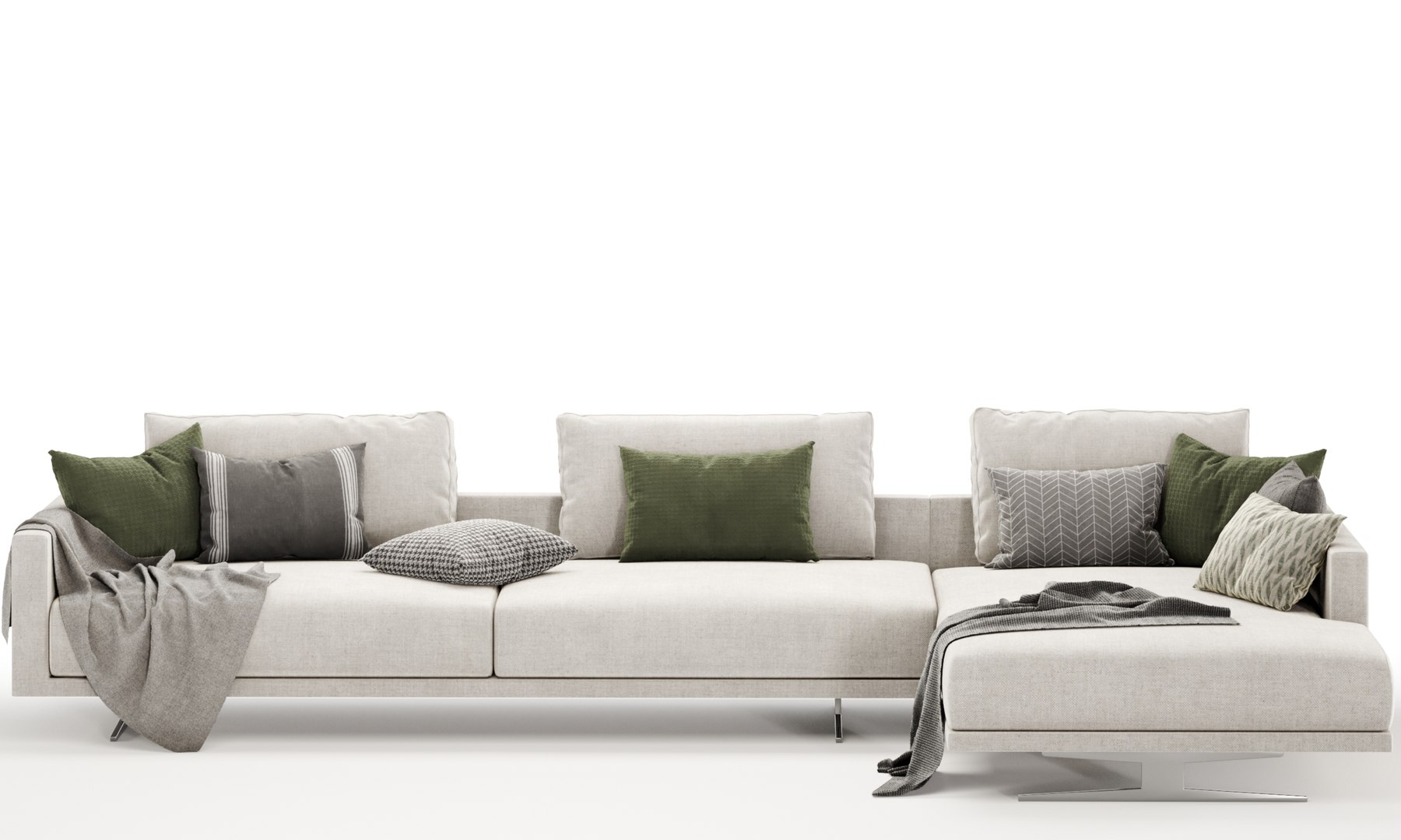 3D Campiello Sectional Sofa By Flexform Model - TurboSquid 2258147