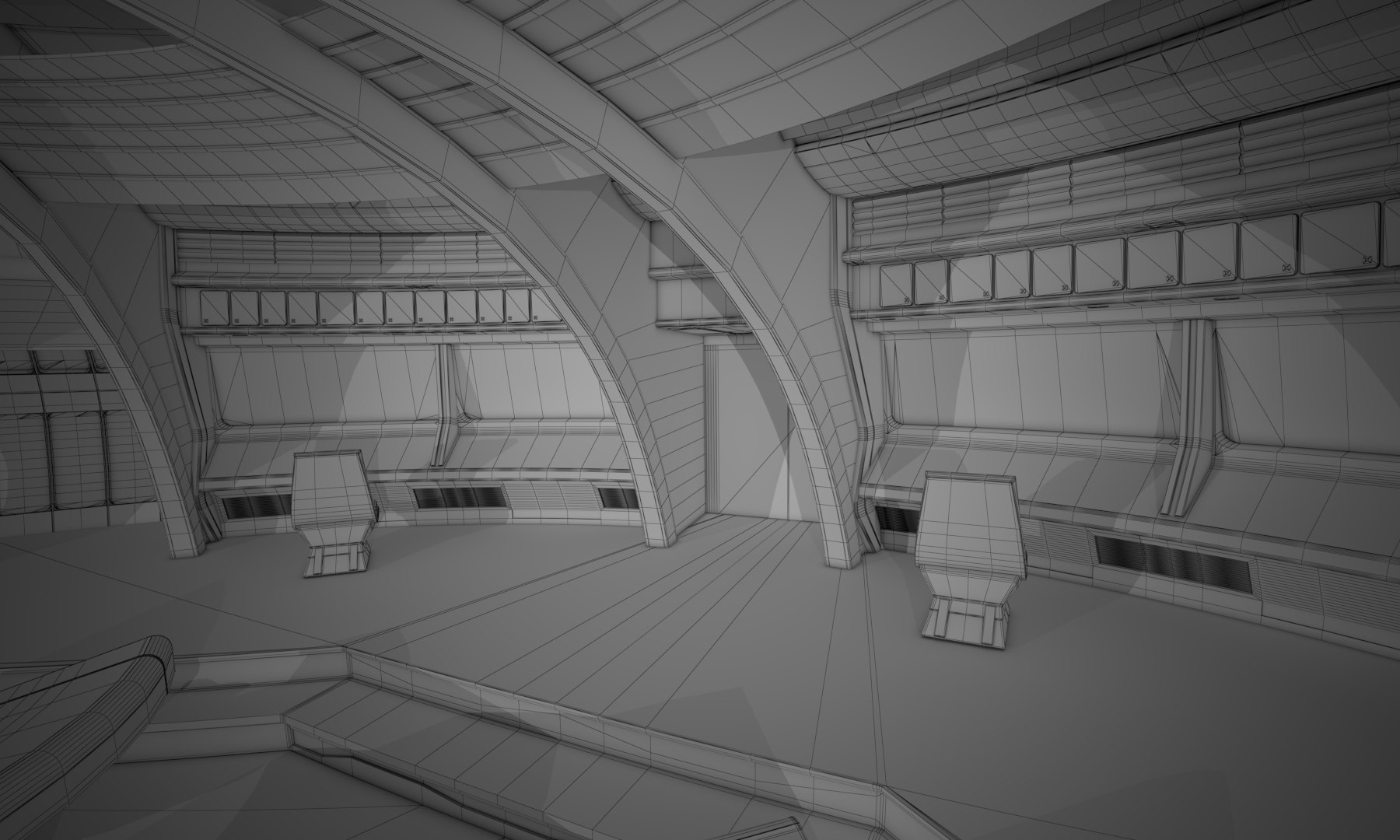 Bridge spaceship model - TurboSquid 1428721