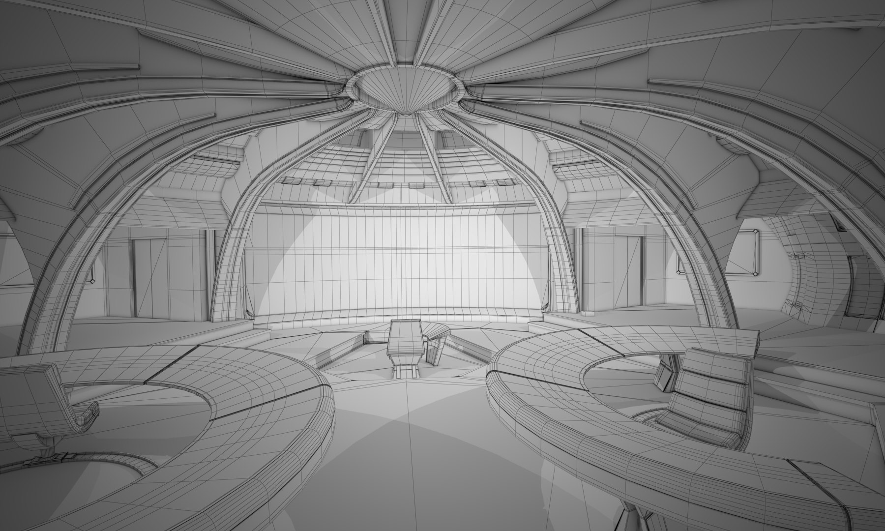 Bridge spaceship model - TurboSquid 1428721