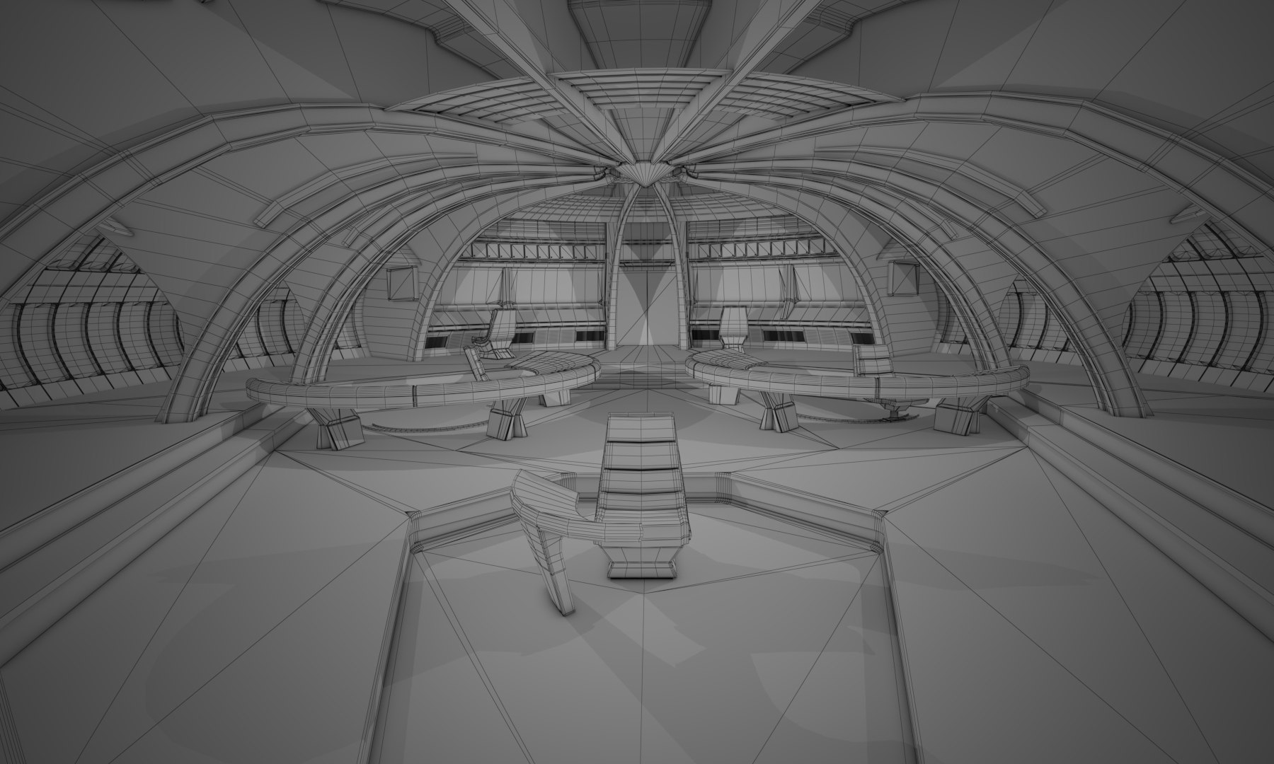 Bridge spaceship model - TurboSquid 1428721