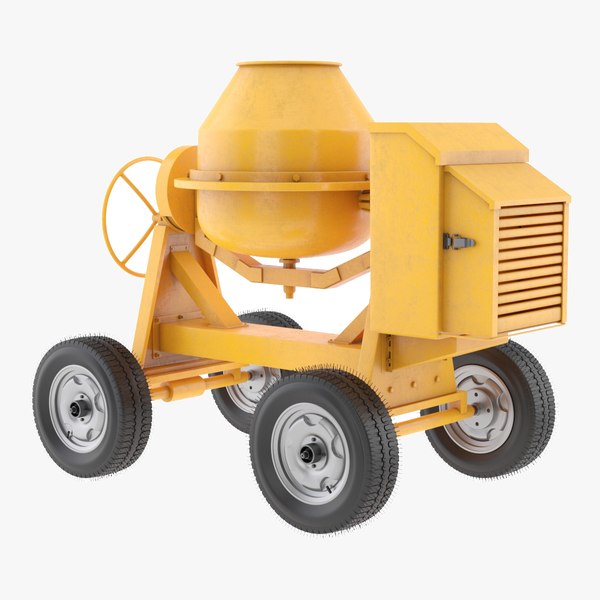 3D cement mixer model - TurboSquid 1641961