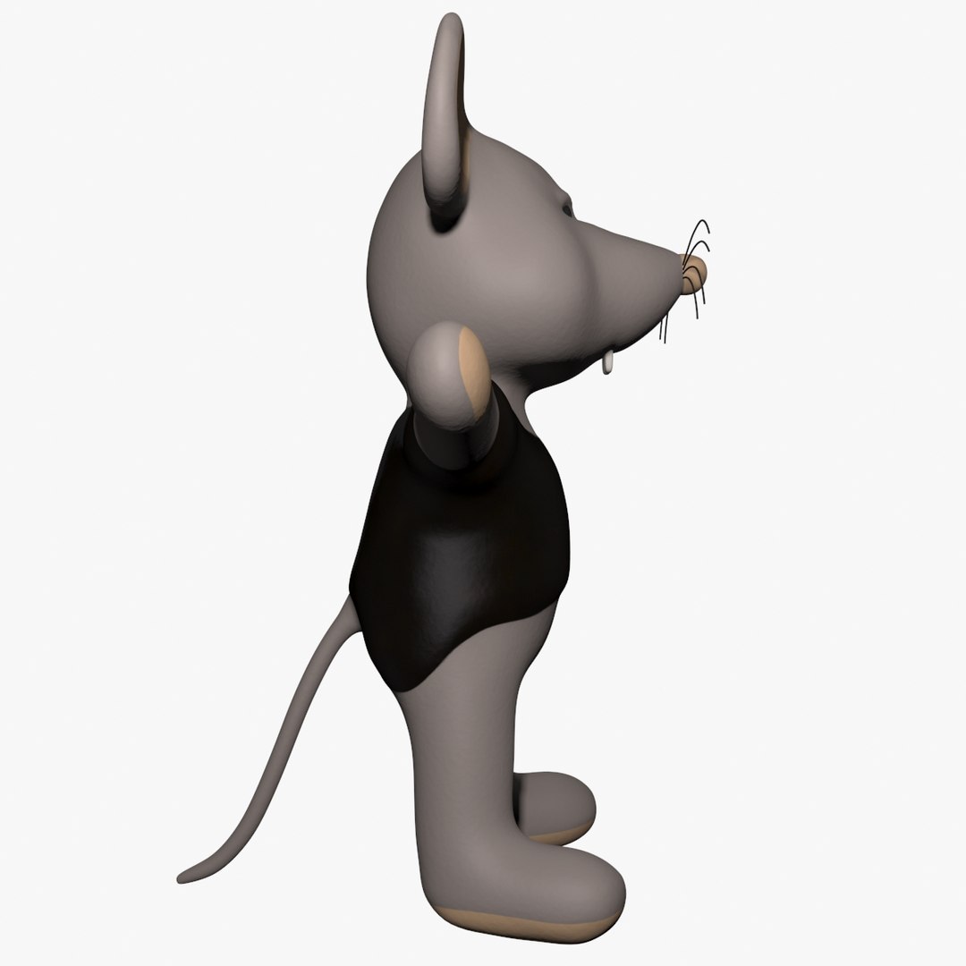 cartoon mouse 3d model