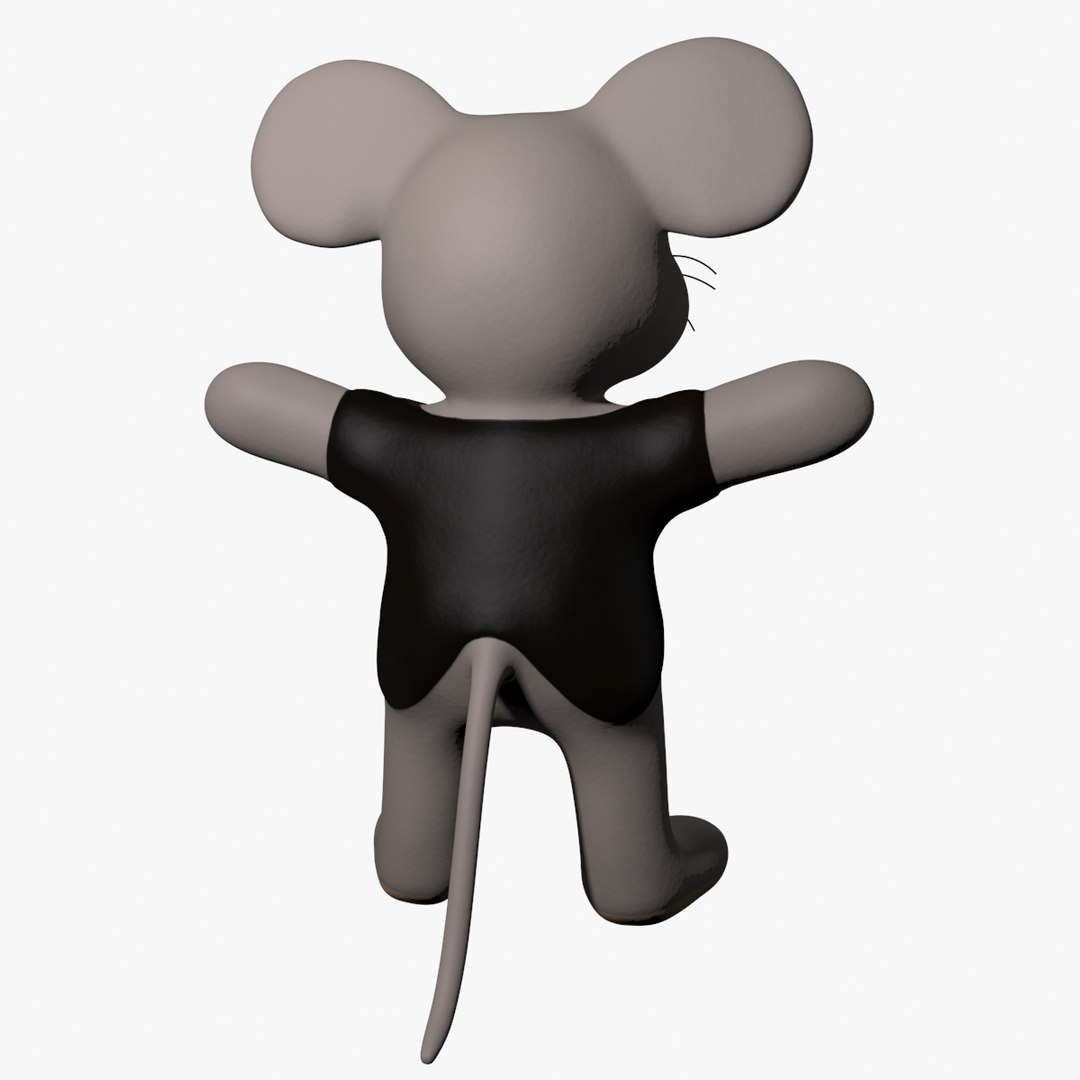 cartoon mouse 3d model