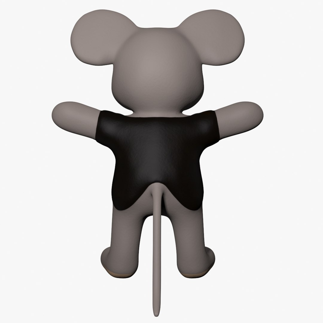 cartoon mouse 3d model