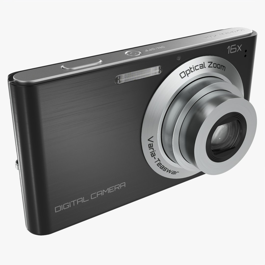 Compact digital camera 03 3D model - TurboSquid 1742400