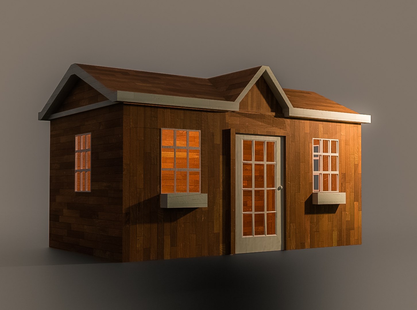 Wooden Shed Model - TurboSquid 1500125