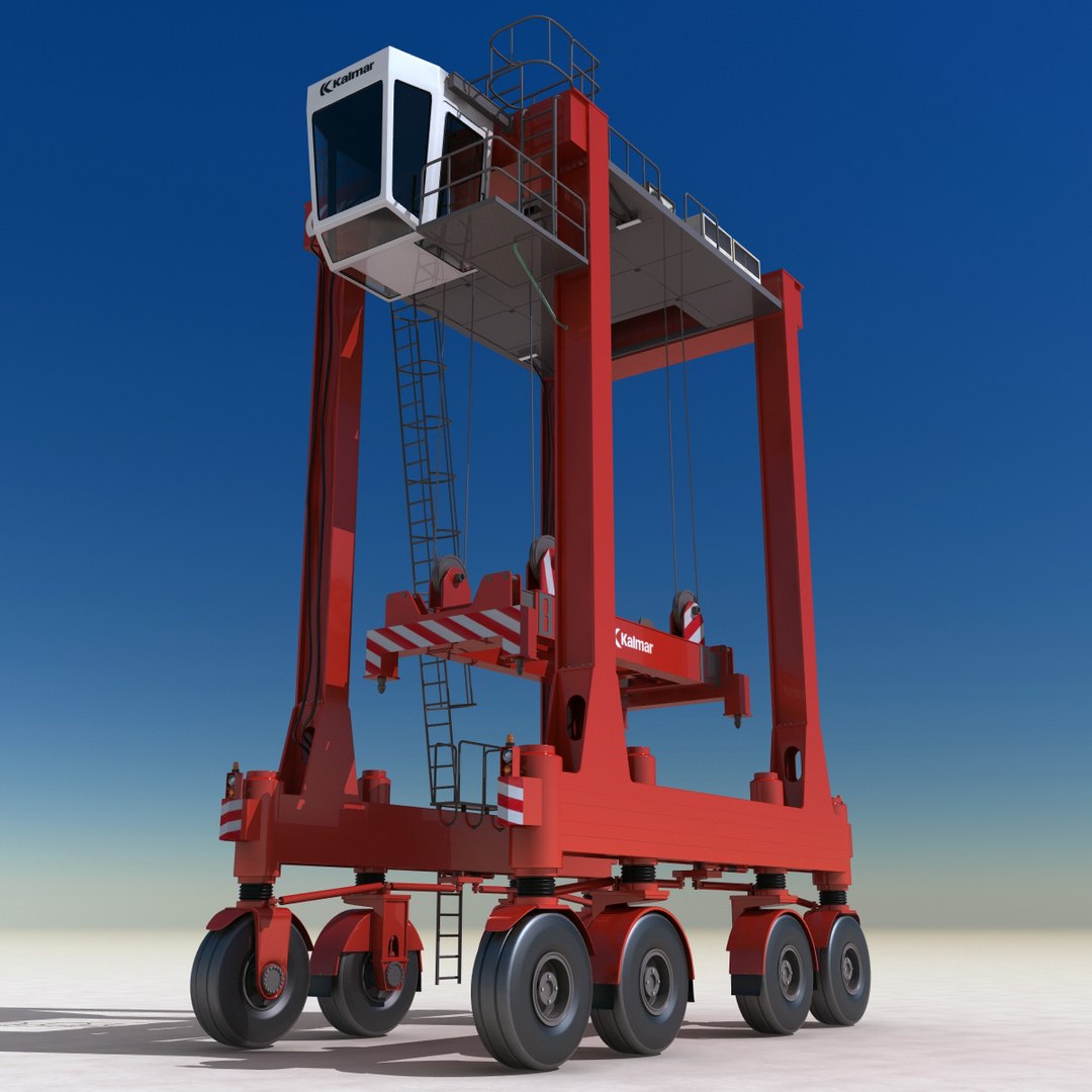3ds Max Kalmar Straddle Carrier