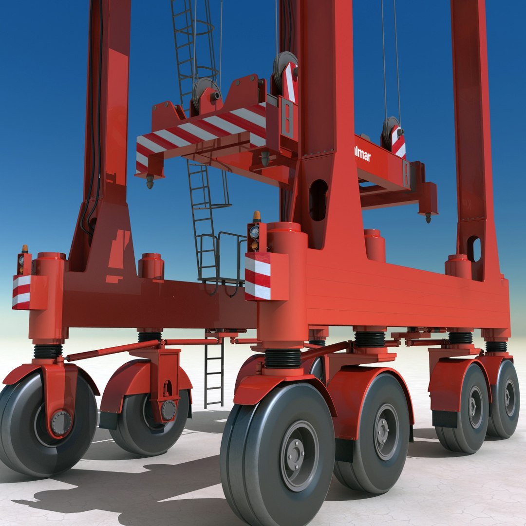 3ds Max Kalmar Straddle Carrier