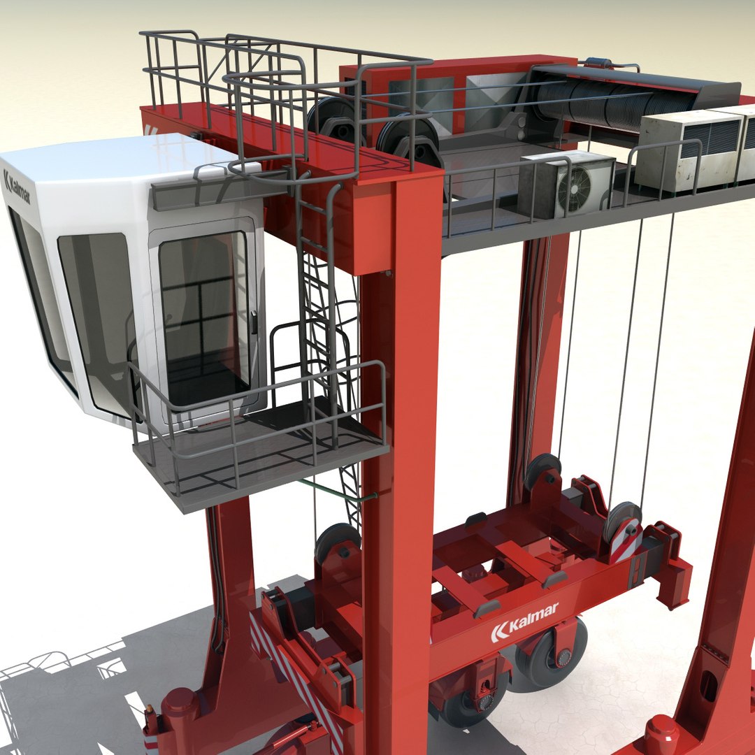 3ds max kalmar straddle carrier