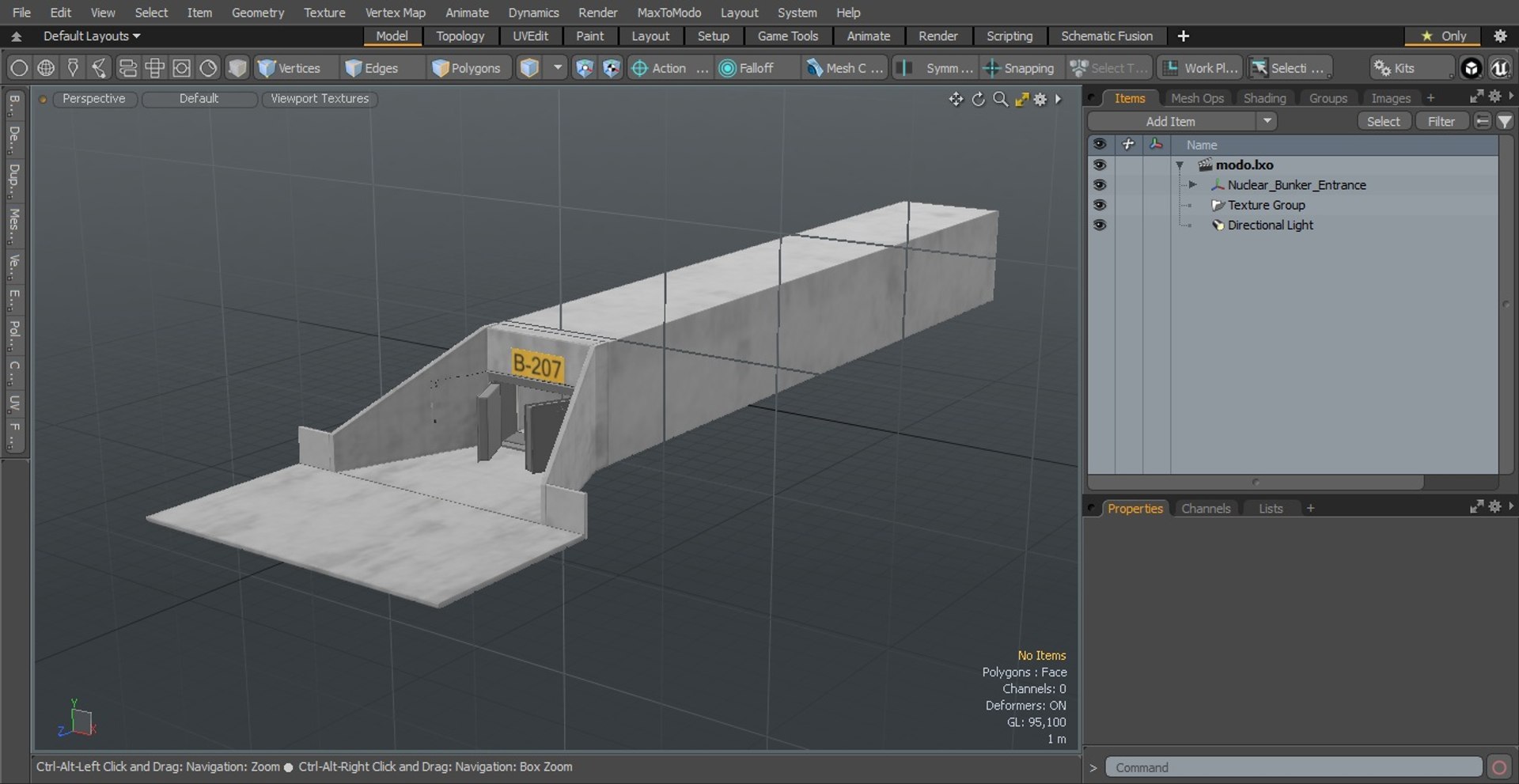 Nuclear Bunker Entrance model - TurboSquid 2040333