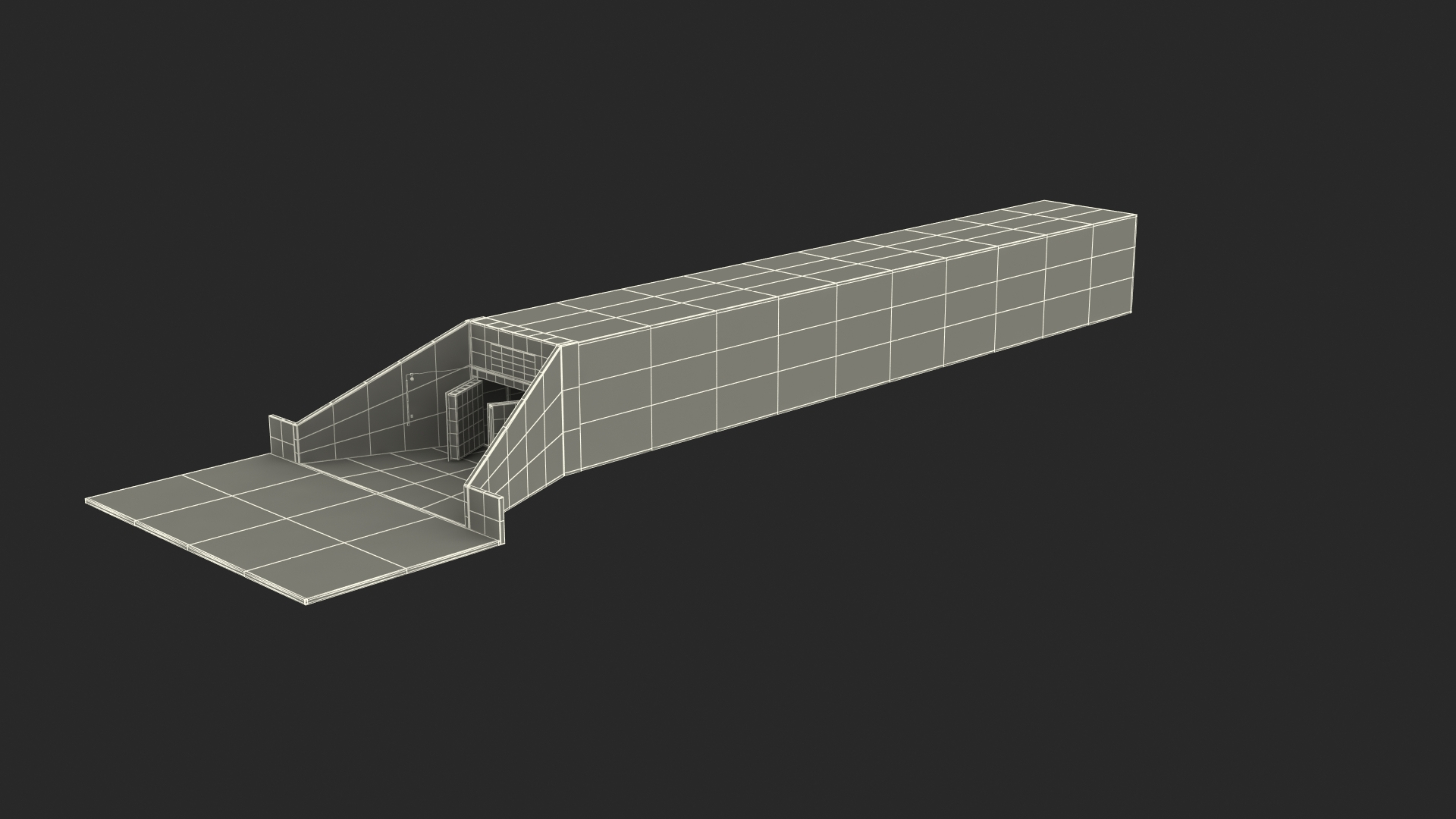 Nuclear Bunker Entrance Model - TurboSquid 2040333