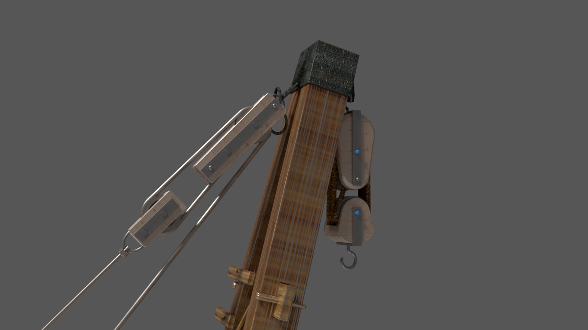 Gru Medievale 3D - TurboSquid 1281342