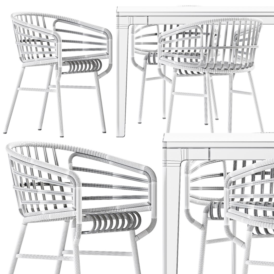 Pop Table By DesignByThem And Raphia Alluminio Chair By Casamania Horm ...